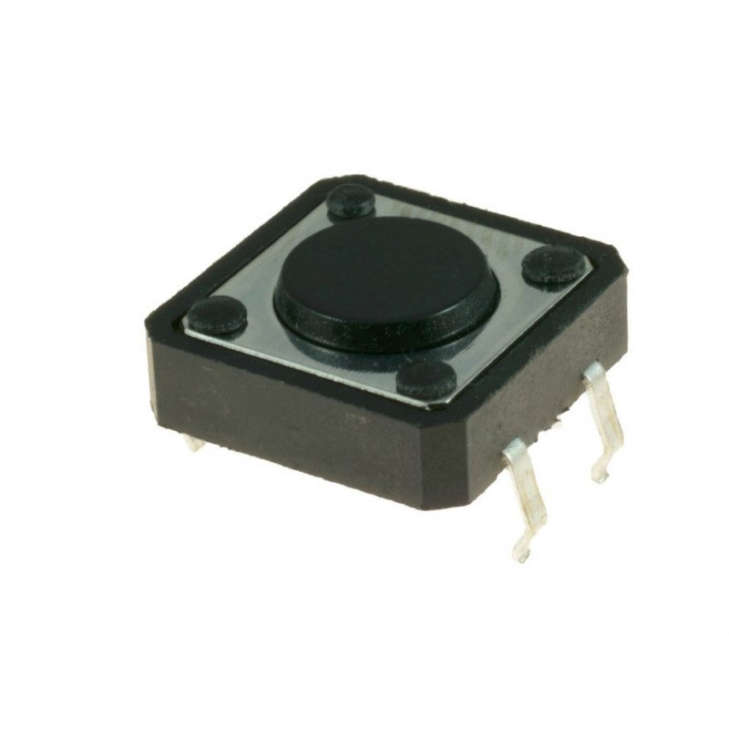 12x12x4.3mm Tactile 4 Pin Push Button Switch - 5 Pieces Pack - TEKTOWN