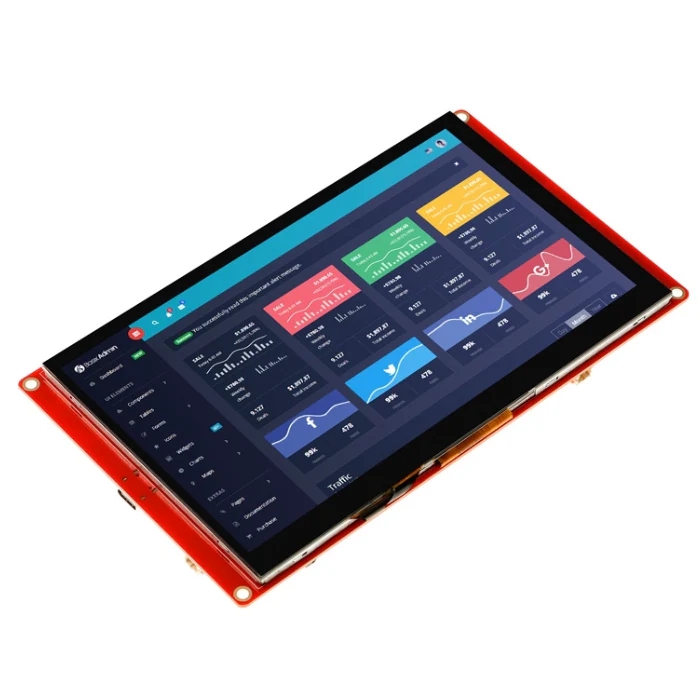 ELECROW ESP32 7In HMI Display 800×480 RGB TFT LCD Touch Screen without Acrylic Case - TEKTOWN