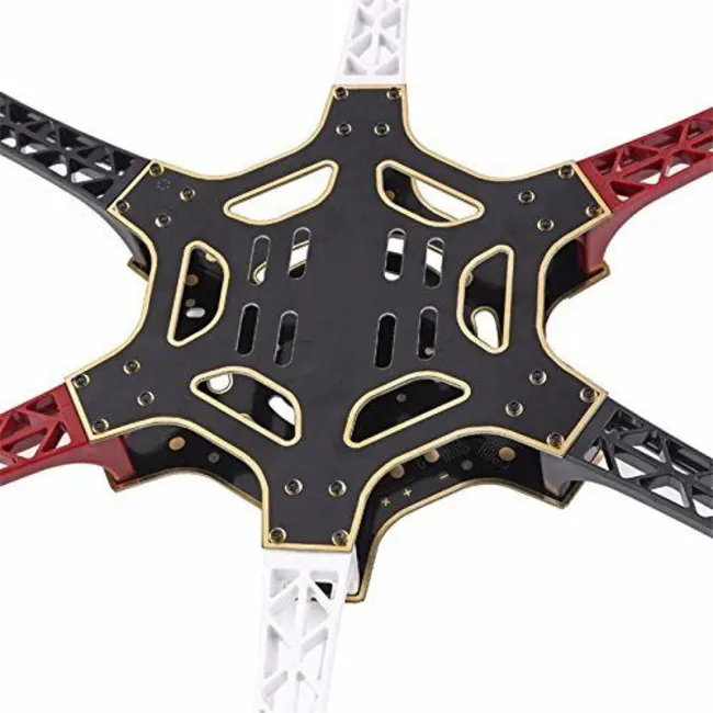HF550 HJ550 6-Axis DJI Hexacopter Frame Airframe kit, Integrated PCB ...