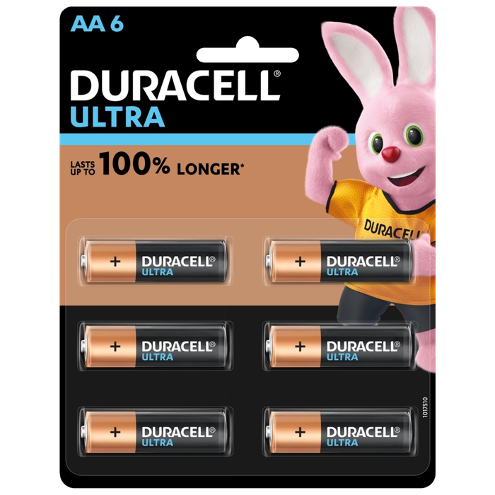 Duracell AA/6, LR6, AA6, MN1500, PC1500, LR6/M, 4006, AM-3 - TEKTOWN