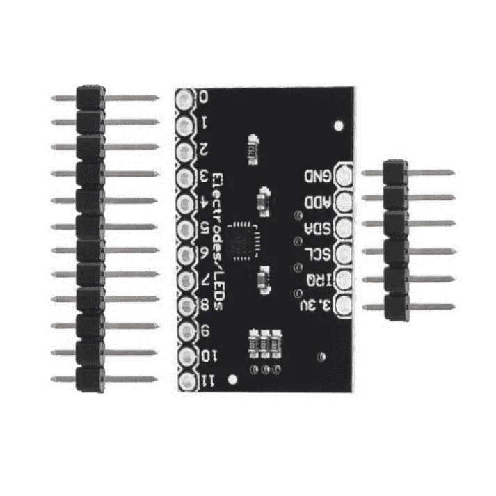 MPR121 - 12 Channel Capacitive Touch Sensor Controller Module - I2C Interface - TEKTOWN