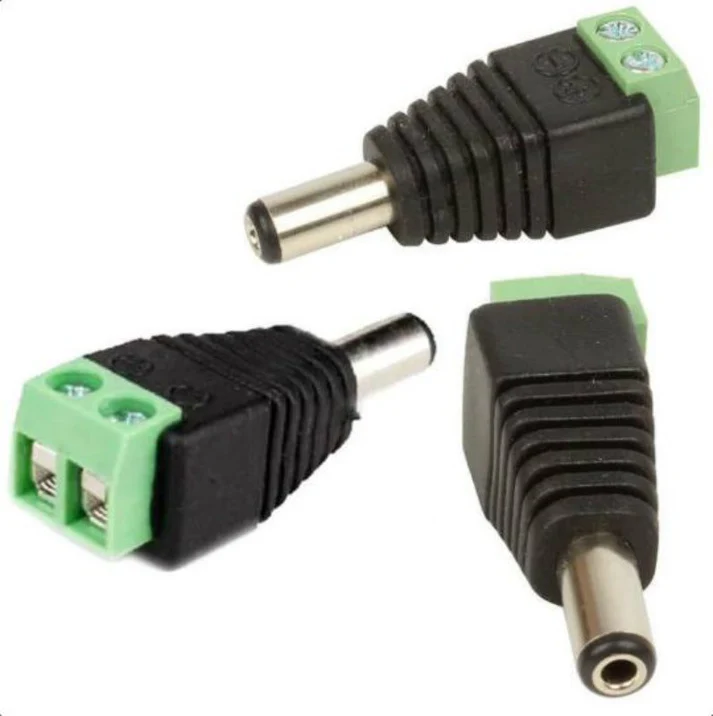 DC Power Male Plug Jack Adapter Connector - TEKTOWN