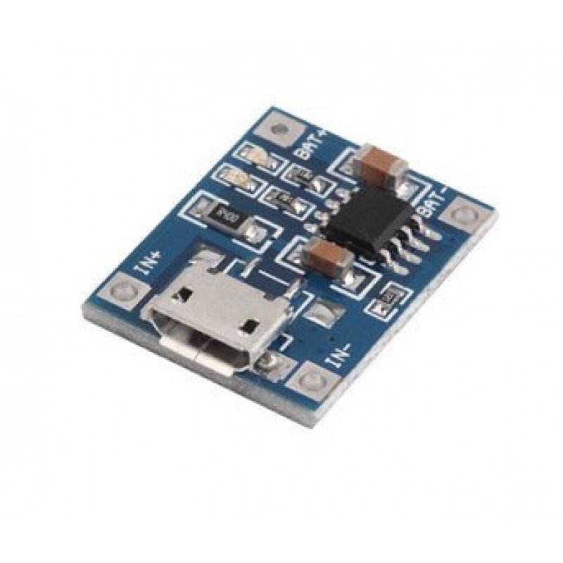 TP4056 1A Li-Ion Lithium Battery Charging Module - Micro B USB - TEKTOWN