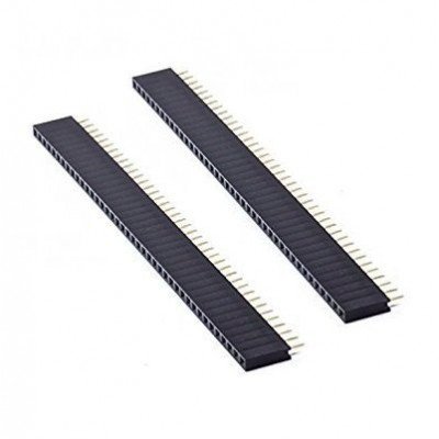 1x40 Pin 2mm Pitch Female Berg Strip - Straight - TEKTOWN