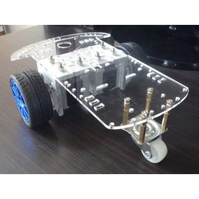 65mm Robot Smart Car Wheel for BO Motor - Blue - TEKTOWN