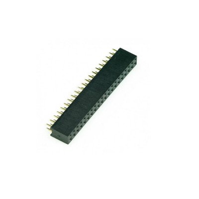 2x20 Pin 2.54mm Pitch Female Double Row Header Berg Strip - TEKTOWN
