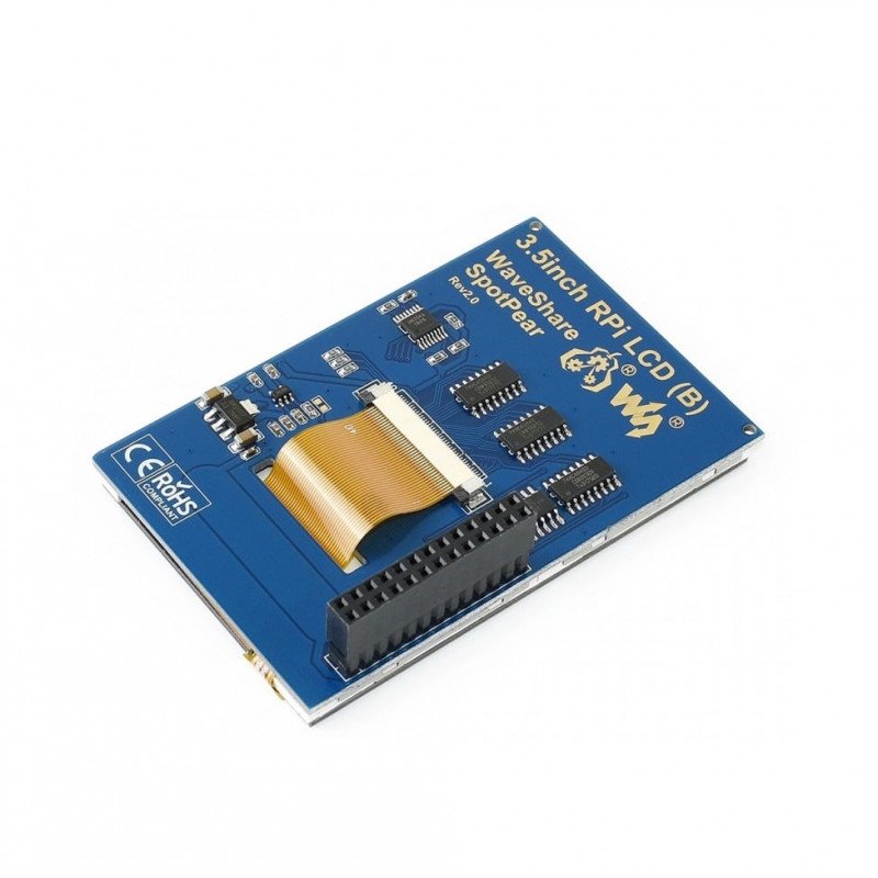 Waveshare 3.5inch Resistive Touch Display (C) for Raspberry Pi, 480x320 ...