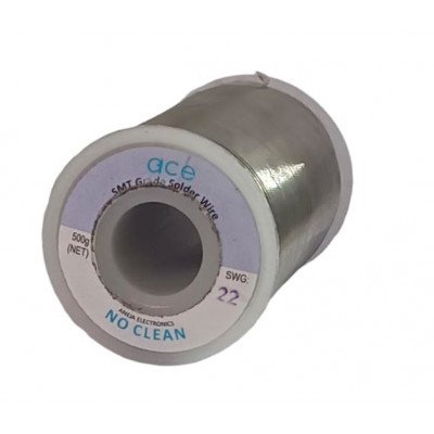 ACE SMT Grade No-Clean Solder Wire – 22 Gauge, 500g Spool - TEKTOWN
