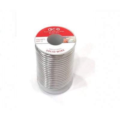 ACE Premium Stained Glass Solder Wire – 12 Gauge, 500g Spool - TEKTOWN