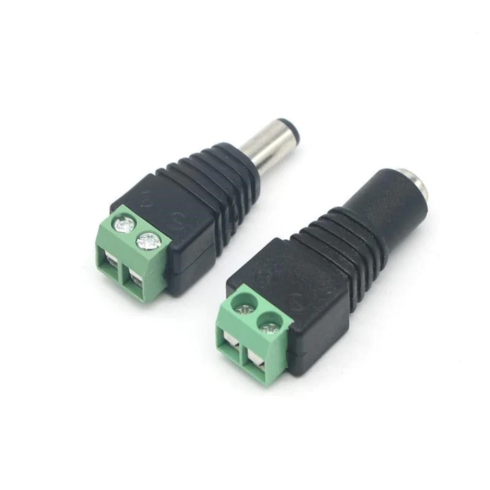 DC Power Male Plug Jack Adapter Connector - TEKTOWN
