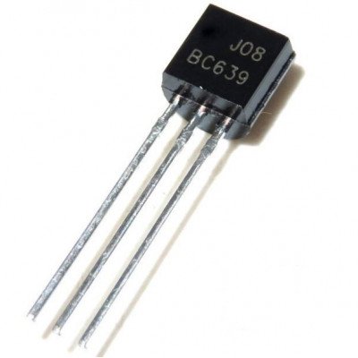 BC639 NPN High Current Transistor 80V 1A TO-92 Package - TEKTOWN