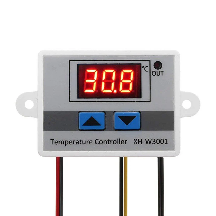 XH-W3001 DC 12V 120W Digital Display LED Temperature Controller with Thermostat Control Switch ...