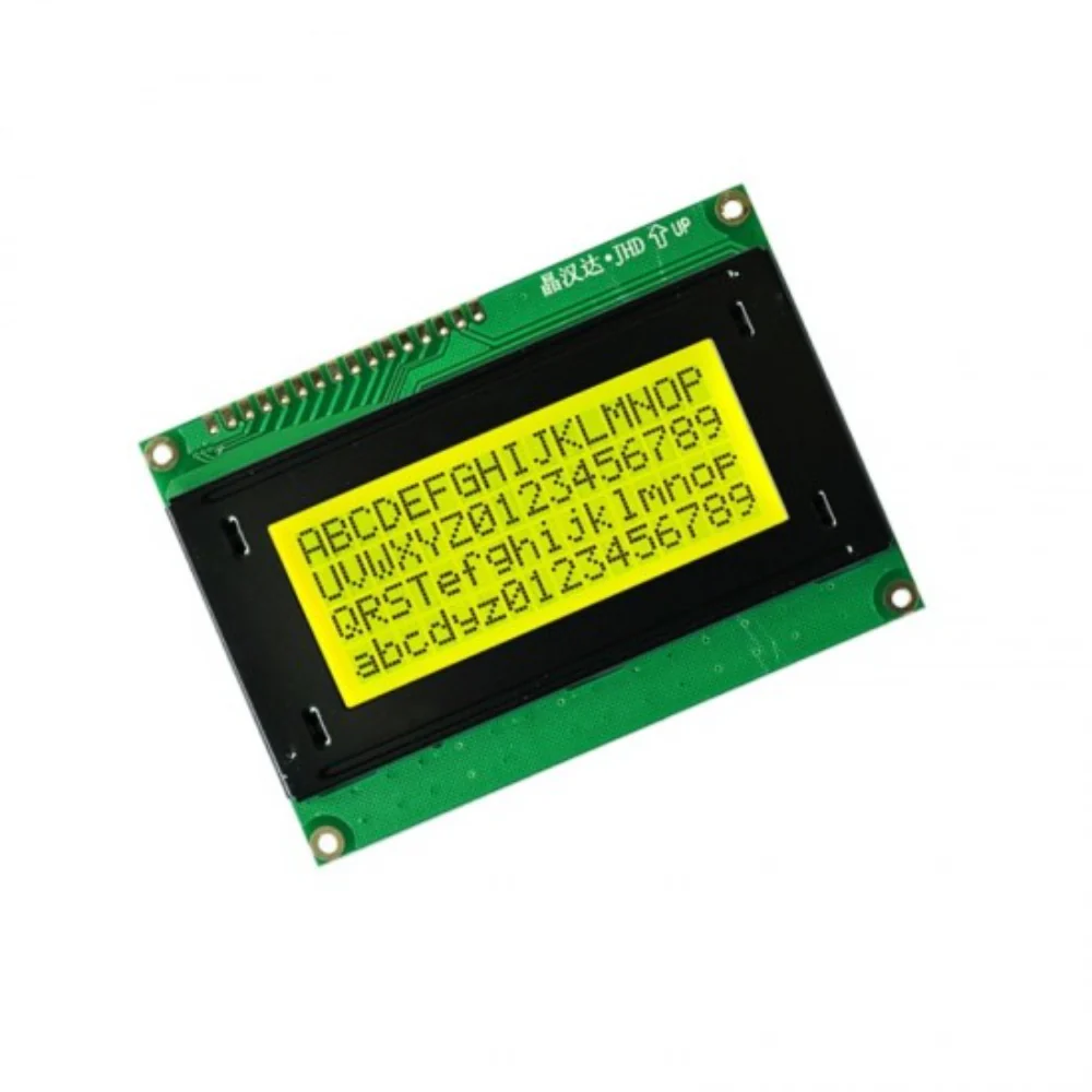 JHD 16x4 Character LCD Display With Yellow Backlight - TEKTOWN