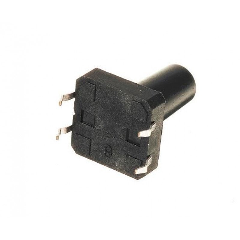 12x12x21mm Tactile 4 Pin Push Button Switch - 3 Pieces Pack - TEKTOWN