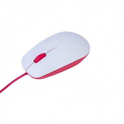 Official Raspberry Pi Mouse Red & White - TEKTOWN