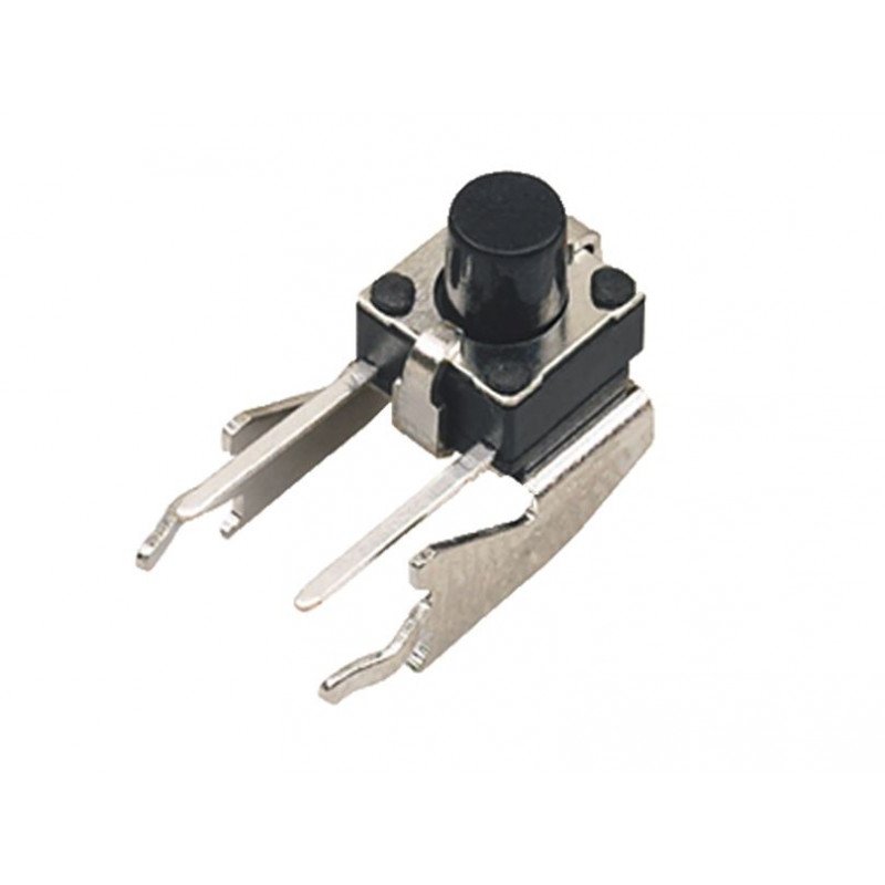 6x6x7mm Right Angle Long Leg Tactile Push Button Switch - 5 Pieces Pack ...